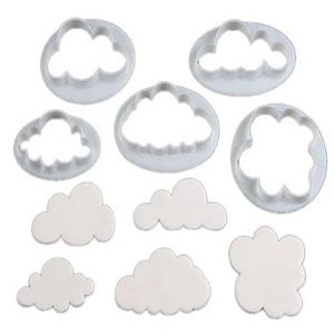 Sweetcuts Fluffy Cloud Cutters 5 Set – Cakedecosupplies