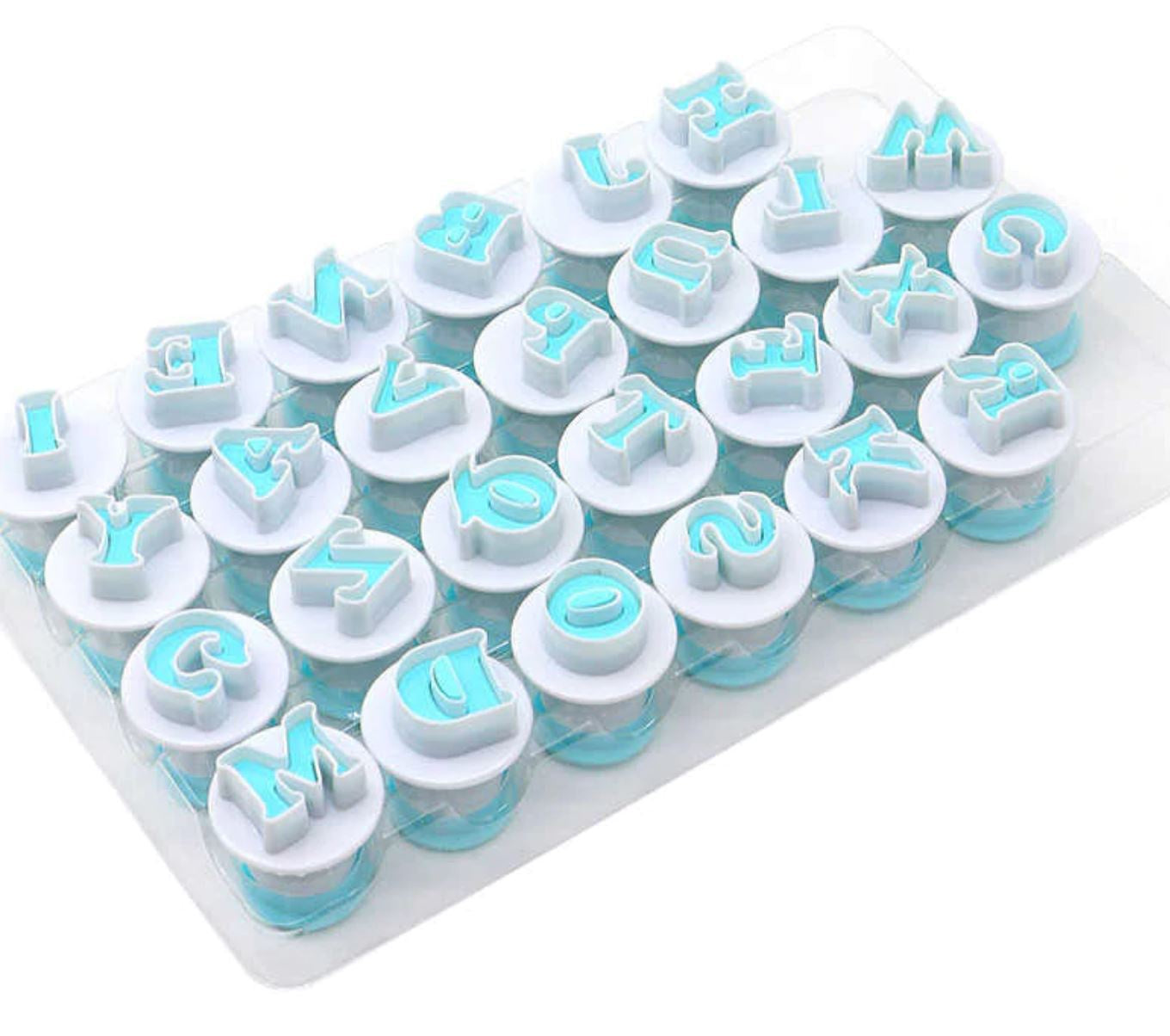 Upper case Alphabet Pluger set A-Z | Shop online at Cake Deco Supplies ...