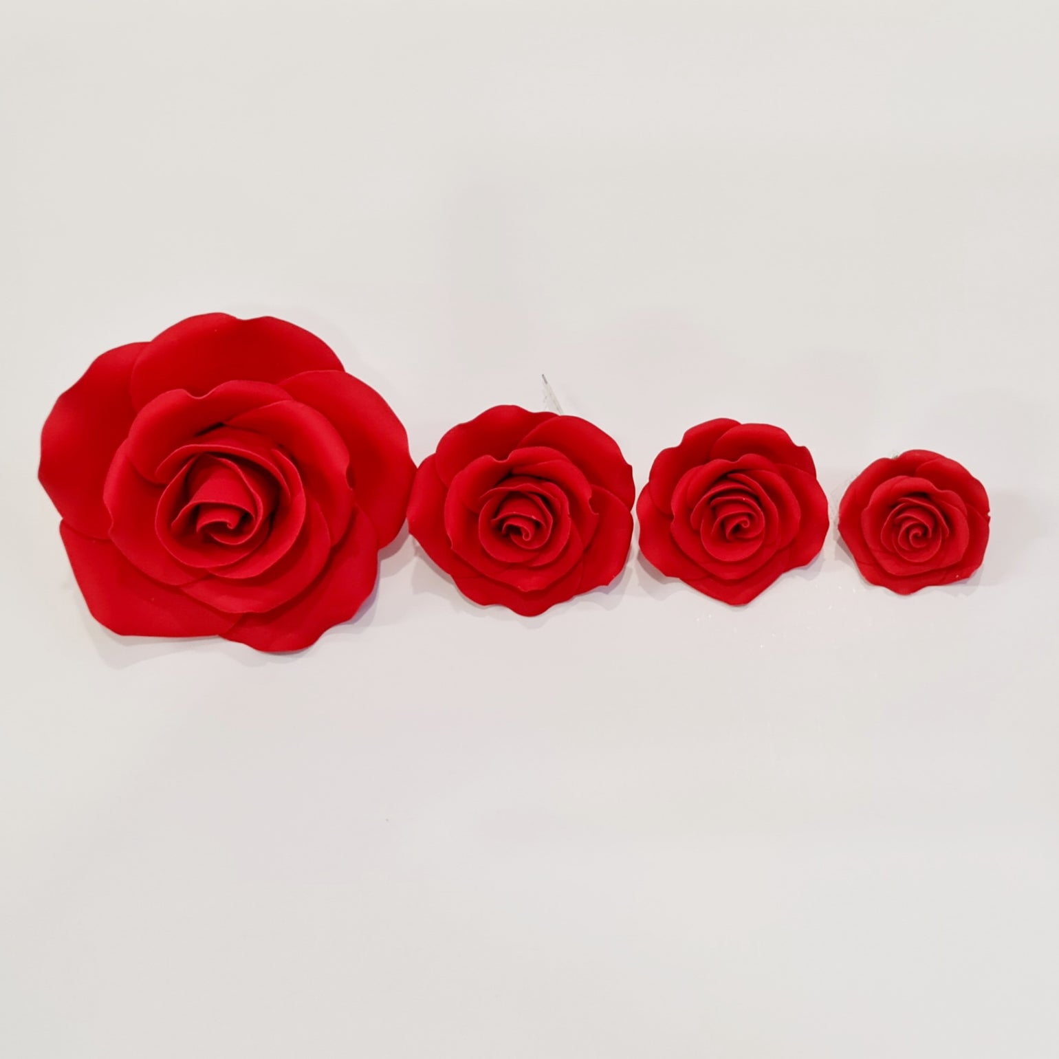 Red Rose Sugar Topper - XL – Cakedecosupplies