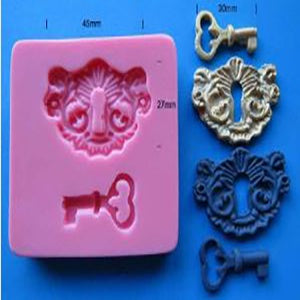 Rubber Key and Lock Mould | Shop online at Cake Deco Supplies ...