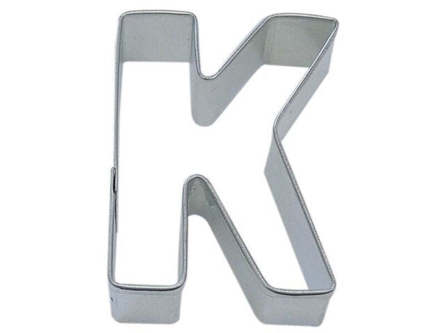 Letter K Cookie Cutter | Shop online at Cake Deco Supplies ...