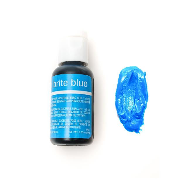 Chefmaster Neon Brite Blue Food Gel 20g – Cakedecosupplies
