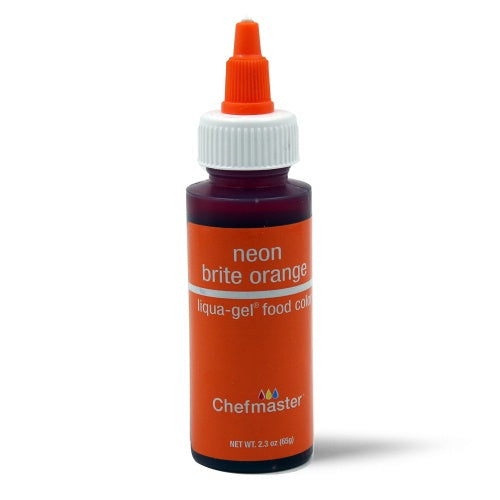 Chefmaster Neon Brite Orange Food Gel 65g | Shop online at Cake Deco ...