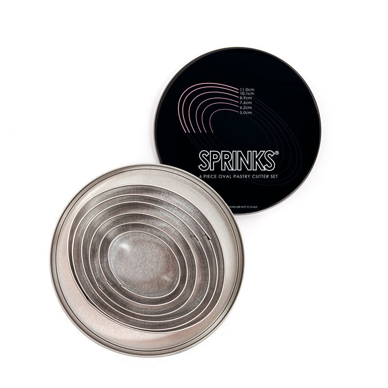 Sprinks 6 Piece Oval Pastry Cutter Set – Cakedecosupplies