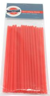Red Lollipop Sticks – Cakedecosupplies