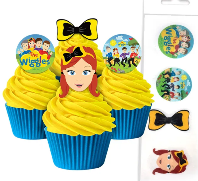 Wafer Paper Cupcake Toppers - The Wiggles – Cakedecosupplies
