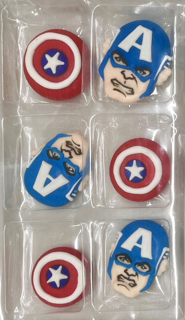 EdibleToppers- Captain America – Cakedecosupplies