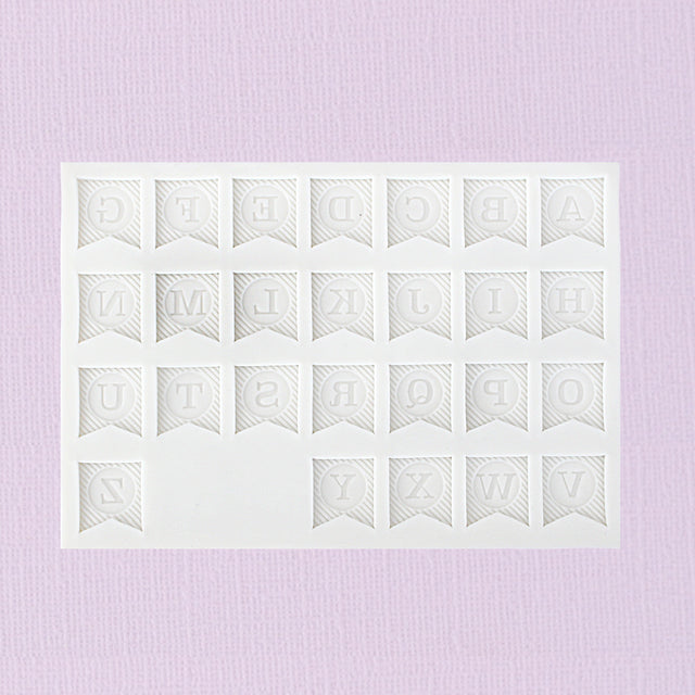 CIU Silicone Mould Alphabet Bunting – Cakedecosupplies