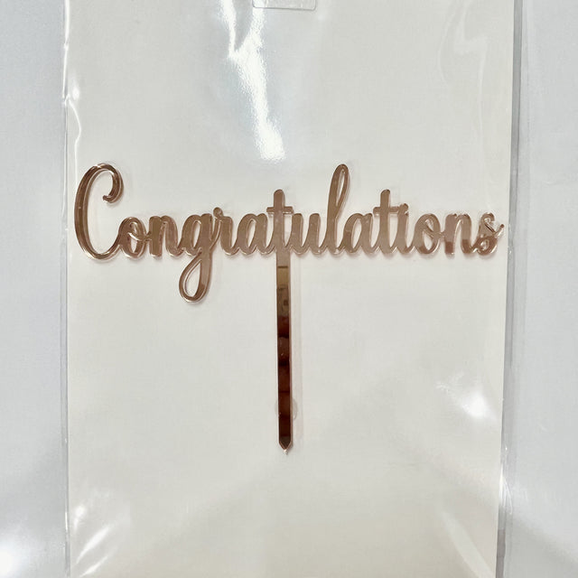 Acrylic - Congratulations – Cakedecosupplies
