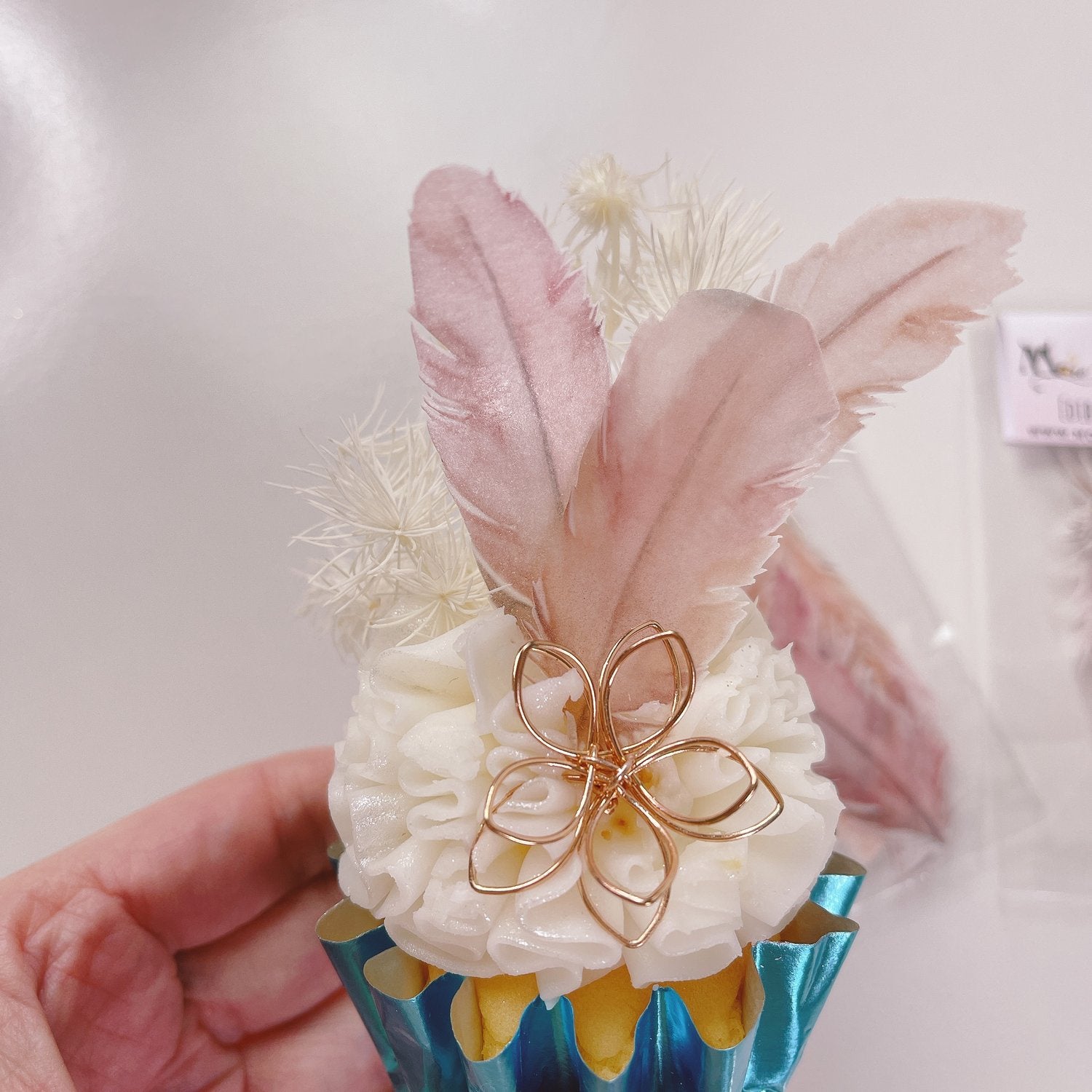 More Cuppies: Powder Puff Blue Foil 96 – Cakedecosupplies