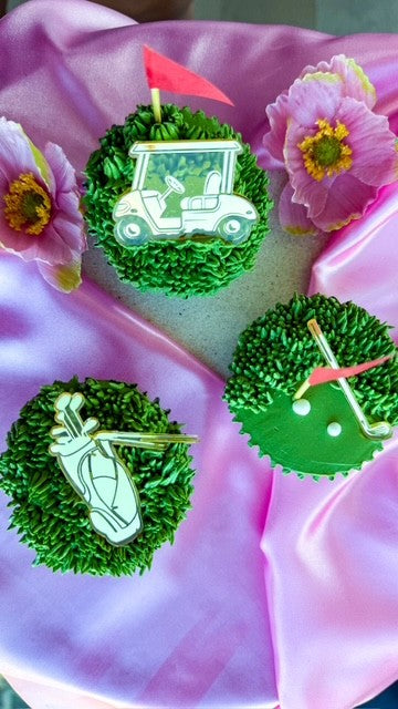 Acrylic Tokens - Golf Themed - 6 Pack – Cakedecosupplies
