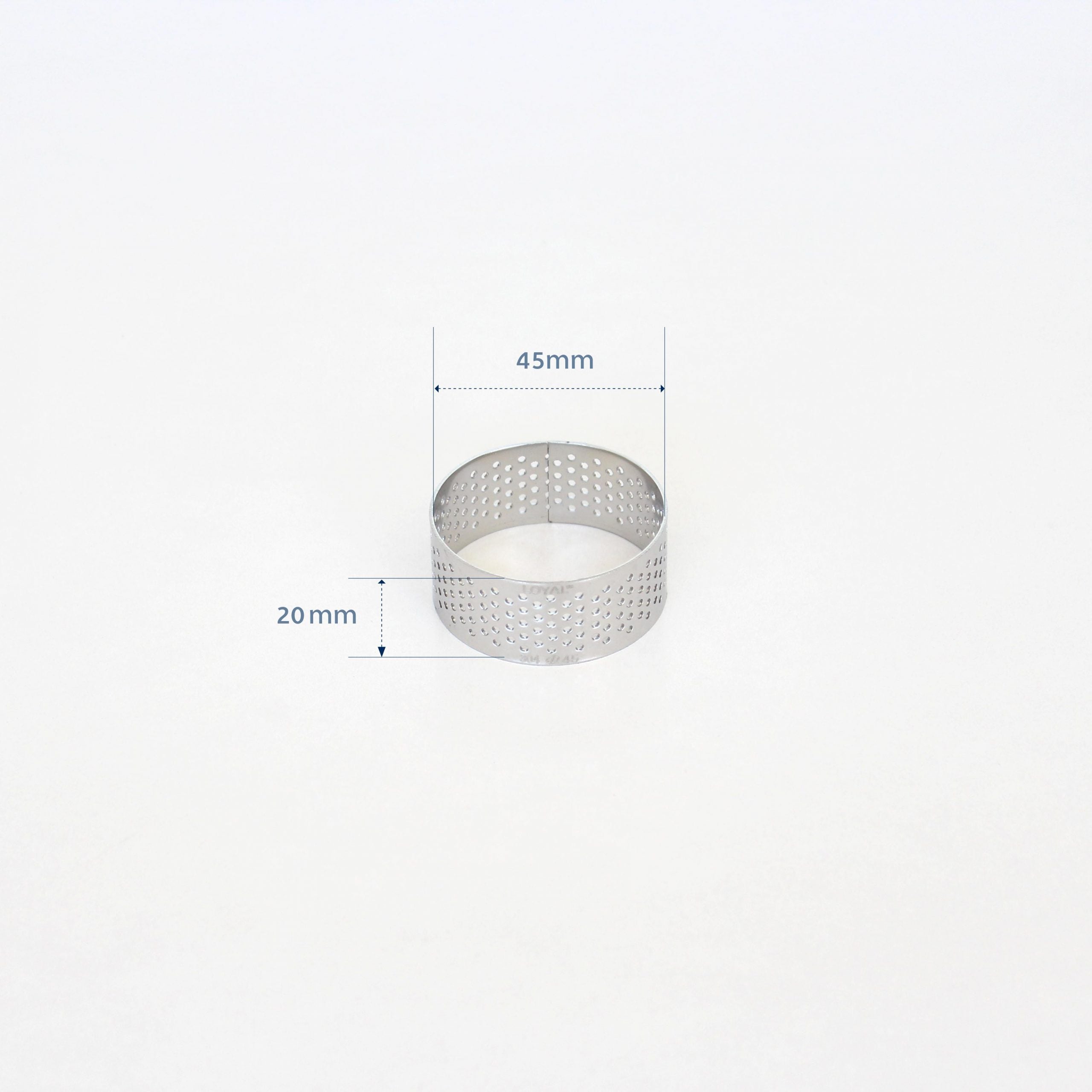 Perforated Tart Ring 45mm | Shop online at Cake Deco Supplies ...
