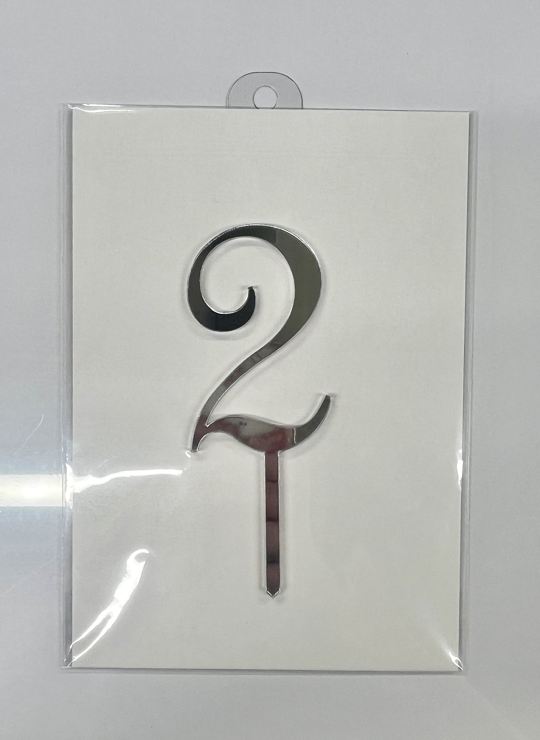 Acrylic - #2 Topper – Cakedecosupplies