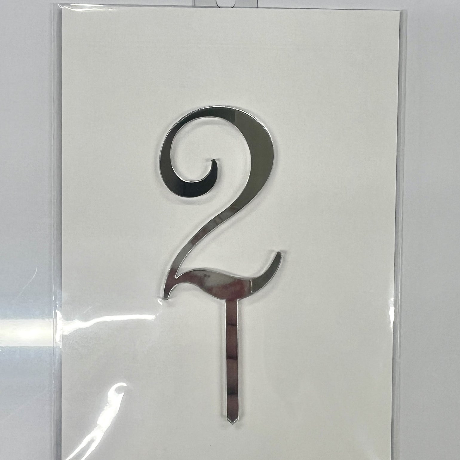 Acrylic - #2 Topper – Cakedecosupplies